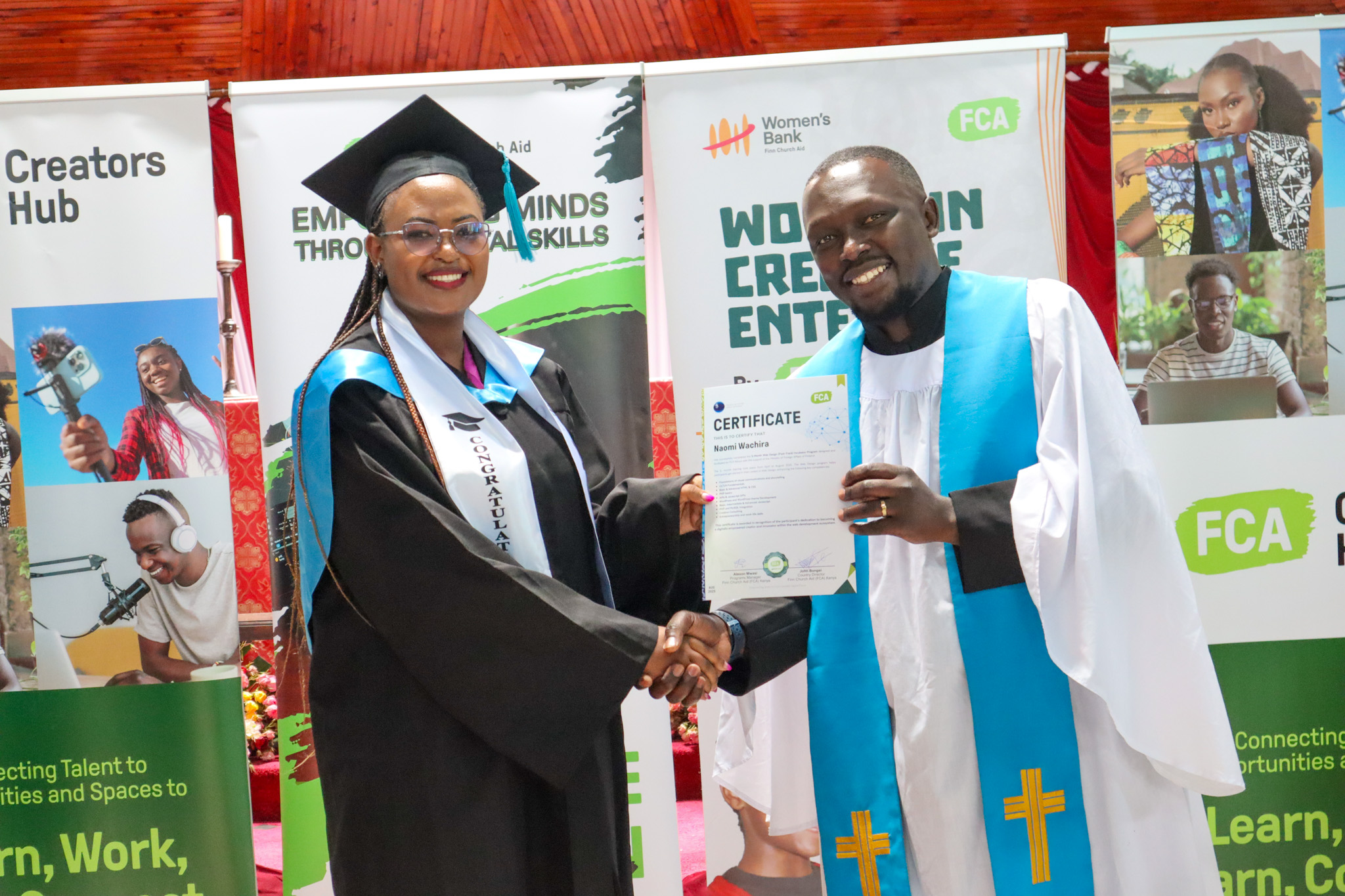 More than 58 Youths and Women Graduate from FCA Kenya’s Creative Industries and WICE Program in ...